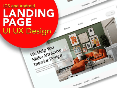 UI UX responsive landing page design | Upwork
