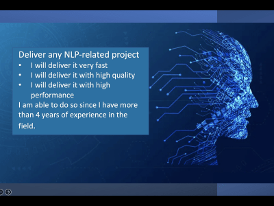 An NLP model with high quality and high performance | Upwork