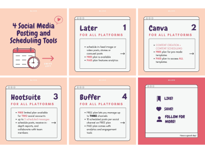 A set of carousel posts for your social media accounts. | Upwork