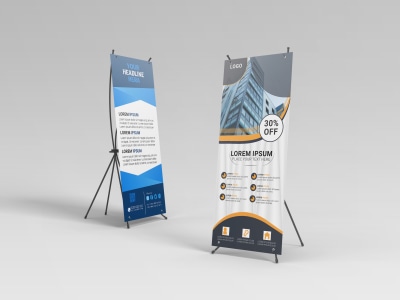 Roll up Banner, retractable, pull up & signage design for your Business ...