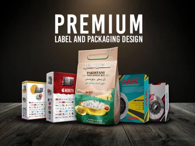 A premium product label, packaging and box design | Upwork