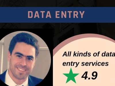 Accurate Data entry, manual typing, format conversion, image reading ...