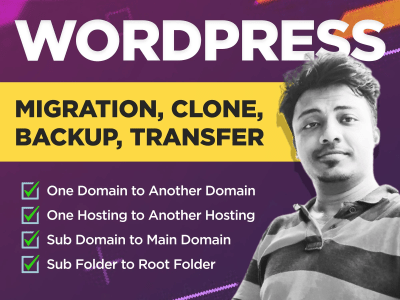 WordPress Backup, Restore, Cloning & Migration Service | Upwork