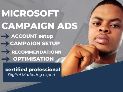 Microsoft ads campaign setup, | Upwork