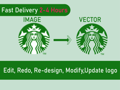 Updated, Edited, vectorized and updated Logo | Upwork