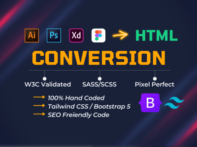 Responsive HTML website from PSD / Figma / XD / Sketch | Upwork