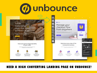 Unbounce Landing Page | Unbounce Designer | Unbounce Expert | Upwork