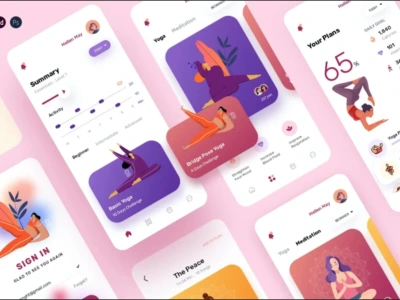 Designed modern app UI and interactive prototype | Upwork