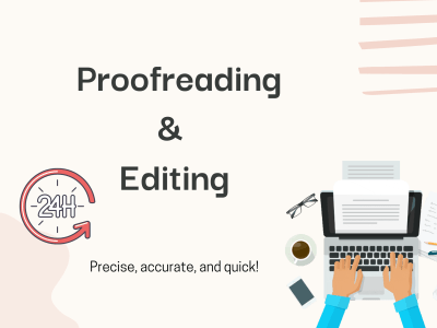 Your writing precisely proofread | Upwork