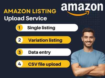 Amazon listing uploading service | product data entry | Upwork