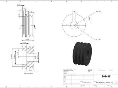 A perfect technical drawing for your 3d model | Upwork