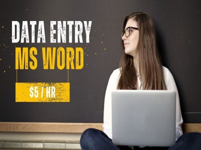 Microsoft Word data entry/assignment/project | Upwork