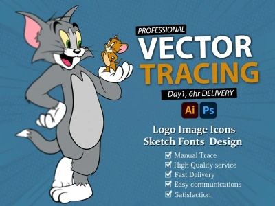 Low quality vector Tracing into high Resolution | Upwork