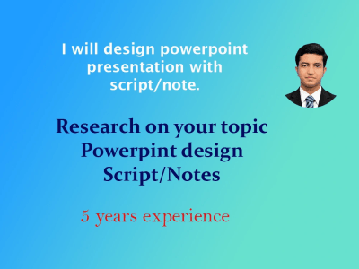 A well designed PowerPoint presentation with script | Upwork
