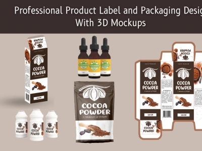 Unique packaging and label design for your products | Upwork