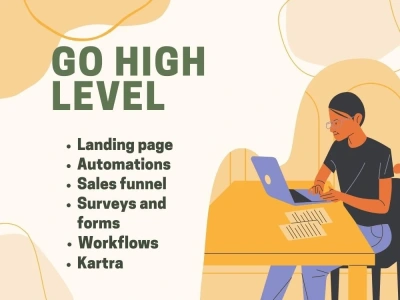 Go high level funnel, landing pages, and automation website | Upwork