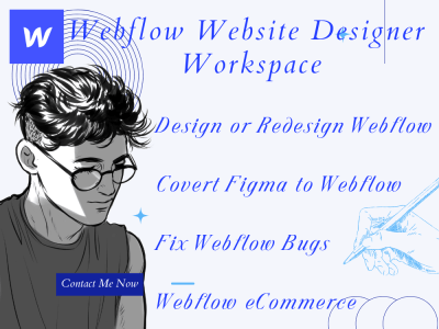 Webflow website design, covert Figma to Webflow site, or Webflow redesign | Upwork