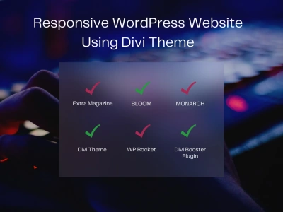 A professional and responsive wordpress design using divi theme | Upwork