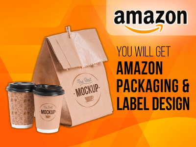 Amazon Packaging Design or Label, Amazon Modern Product Packaging ...