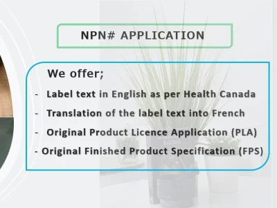 An NPN from Health Canada for their supplements | Upwork