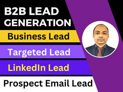B2b lead generation service with 1500 leads. | Upwork
