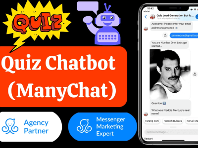 A manychat quiz chatbot on facebook or instagram | Upwork