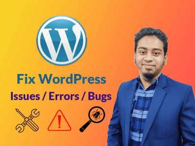 Wordpress bugs, errors, issues fixing for your website | Upwork