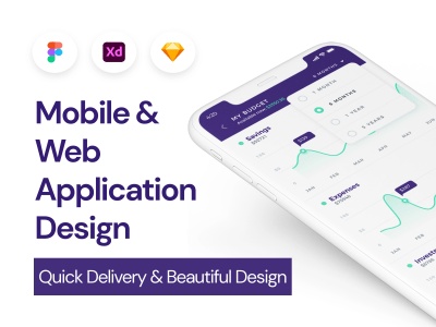 A beautiful mobile & web application design for your business | Upwork