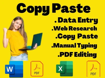 Perfect copy paste service | Upwork