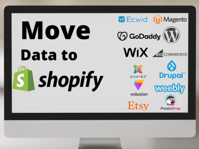 Data moved, migrated to your Shopify store | Upwork