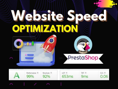 Prestashop speed optimization increase google page speed score | Upwork