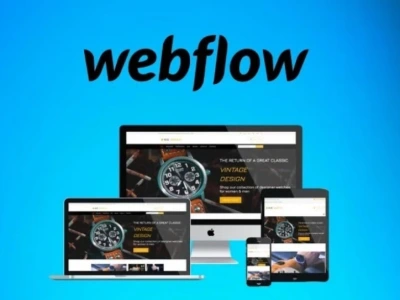 Modern Responsive Webflow website design and development | Figma to Webflow | Upwork