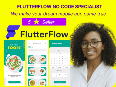 Responsive flutterflow io mobile app for your brand | Upwork