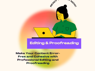Thorough proofreading and editing of your content | Upwork
