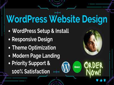 Responsive WordPress Website| Website Creation, Design | WordPress Designer | Upwork