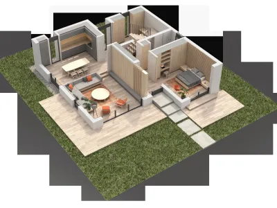Realistic 3d floor plan renderings | Upwork