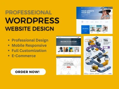 Modern and mobile friendly WordPress website design | Upwork