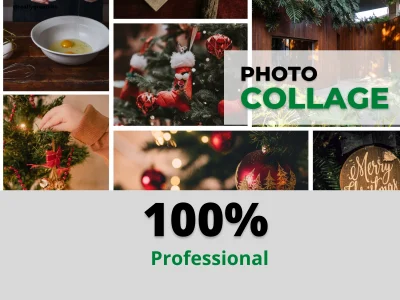 Professional photo collage layout | Upwork