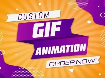 Animated GIF or lottie json GIF for web, mobile app & gif poster | Upwork