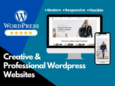 A fully functional responsive wordpress website | Upwork