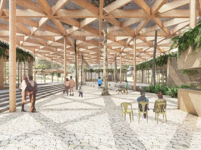 An architectural visualization using digital collage | Upwork