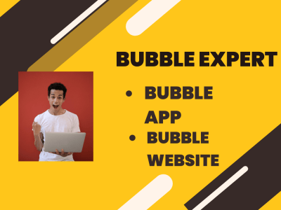 A responsive Bubble Web App, Bubble io App, Bubble Website Design ...