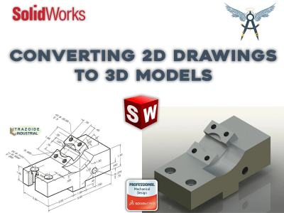 Detailed 3d model (using Solidworks) from your Technical 2d drawing ...