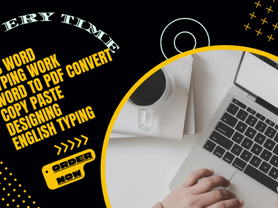 A Fast English typing, MS word documents word to PDF convert, retyping ...