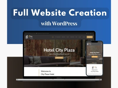 A professional complete WordPress website with design | Upwork