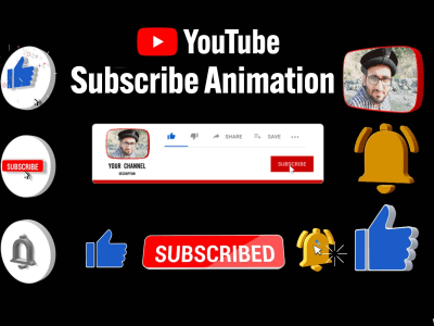 Awesome 3D YouTube Subscribe animation | Upwork