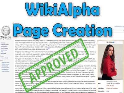 Approved WikiAlpha, Wikigenius, Everybodywiki page for Personal or Company | Upwork