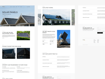 Modern and clear landing page design | Upwork