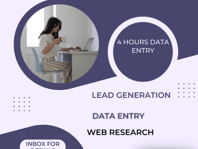 Data entry copy paste and lead generation | Upwork