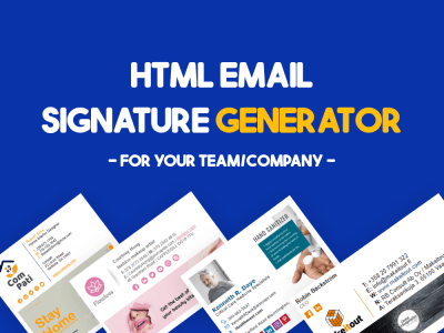 An HTML email signature generator for your team/company | Upwork
